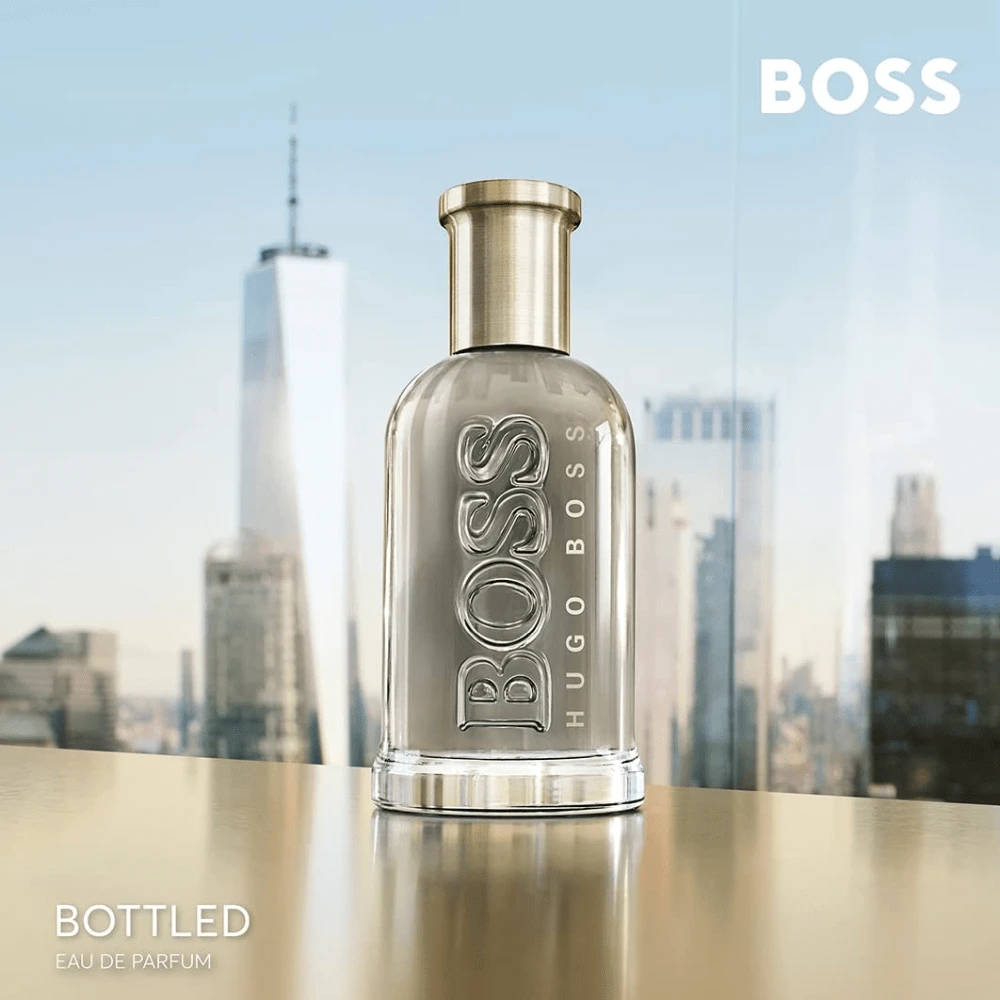 HUGO BOSS BOTTLED 3.3 OZ EDP Cologne For Men Woody Fruity Vanilla ...