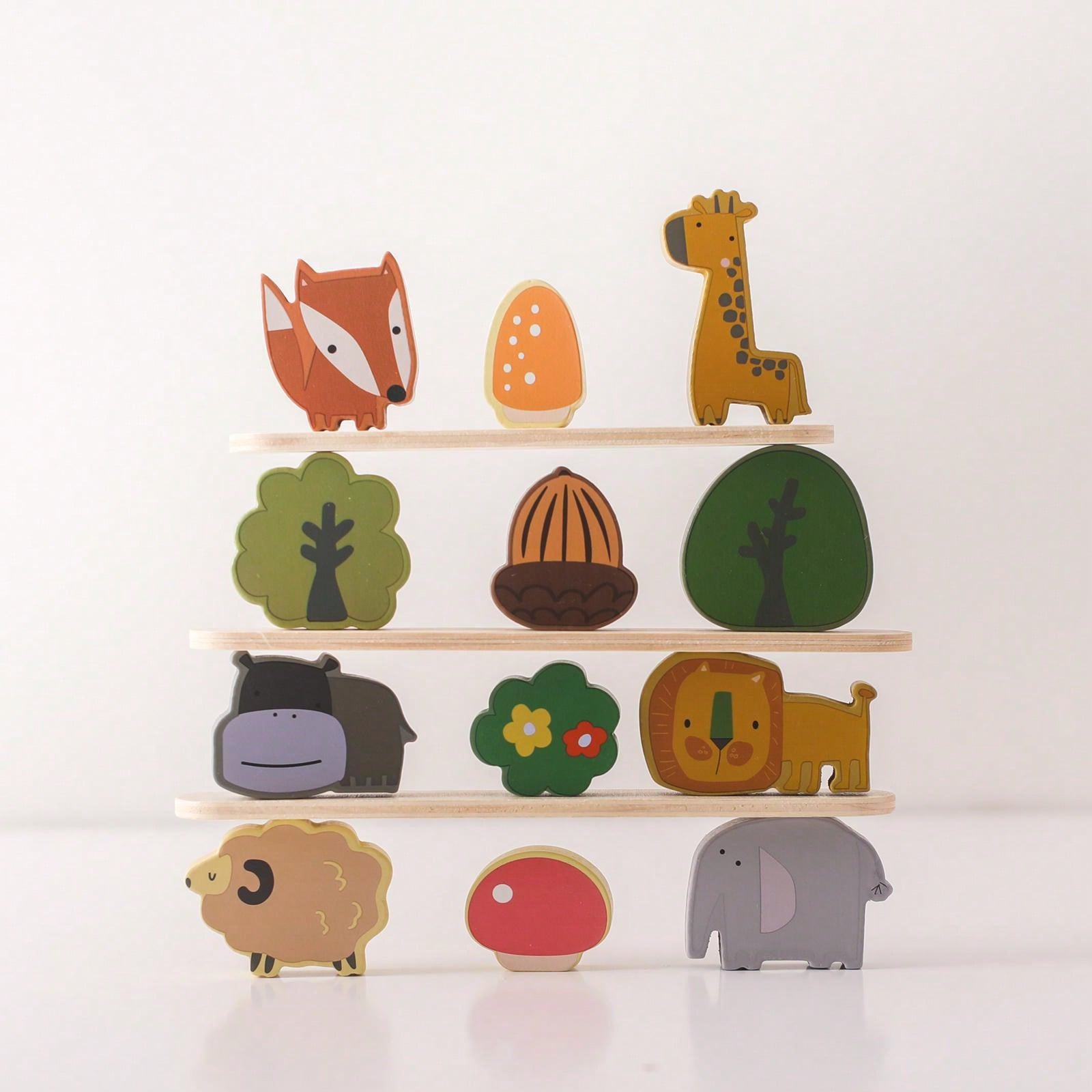 Animal Balance Building Blocks, Fun Toy For Enhancing Baby's Balance ...