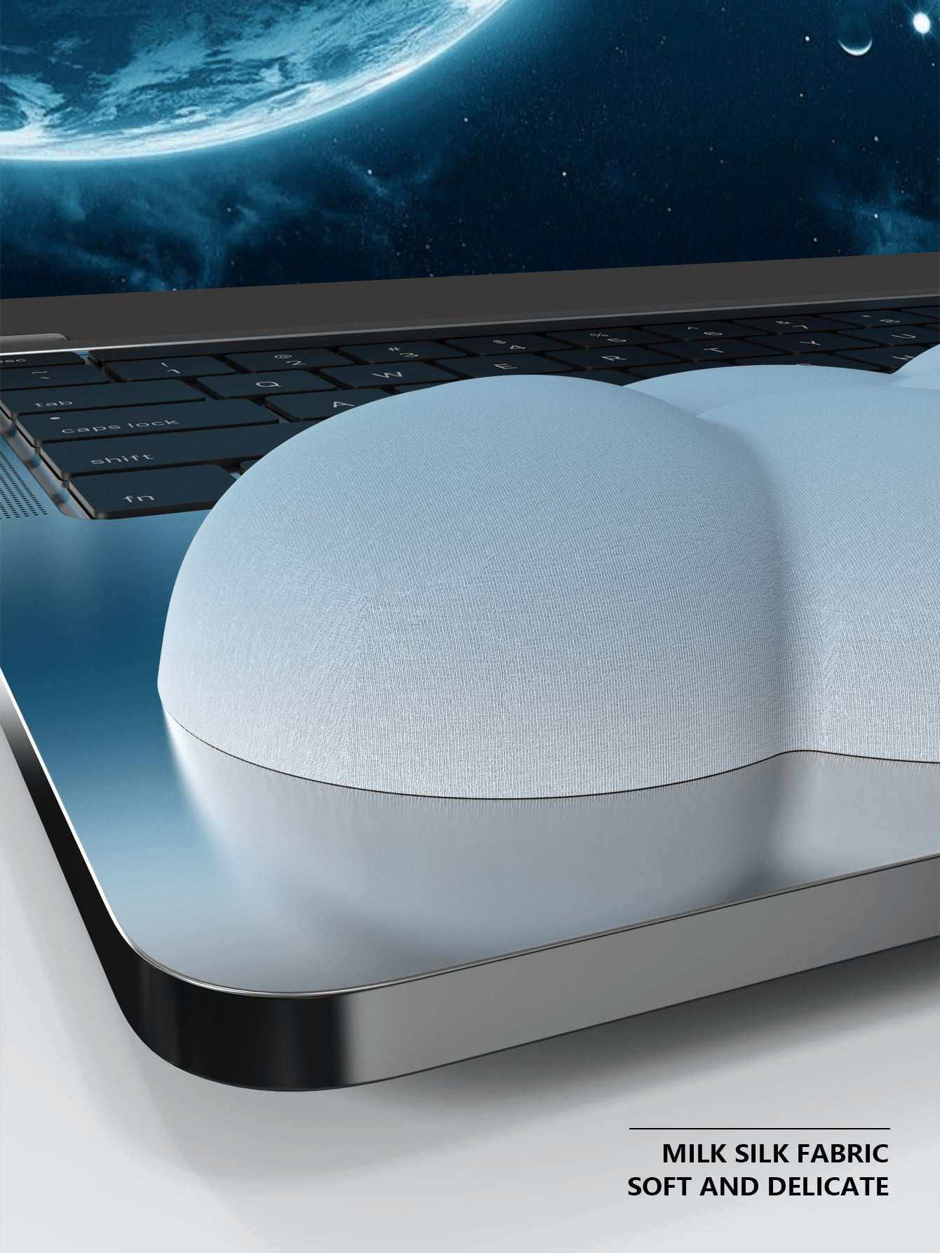 Cloud Wrist Rest, Gradient Milk Silk Memory Foam Wrist Support ...