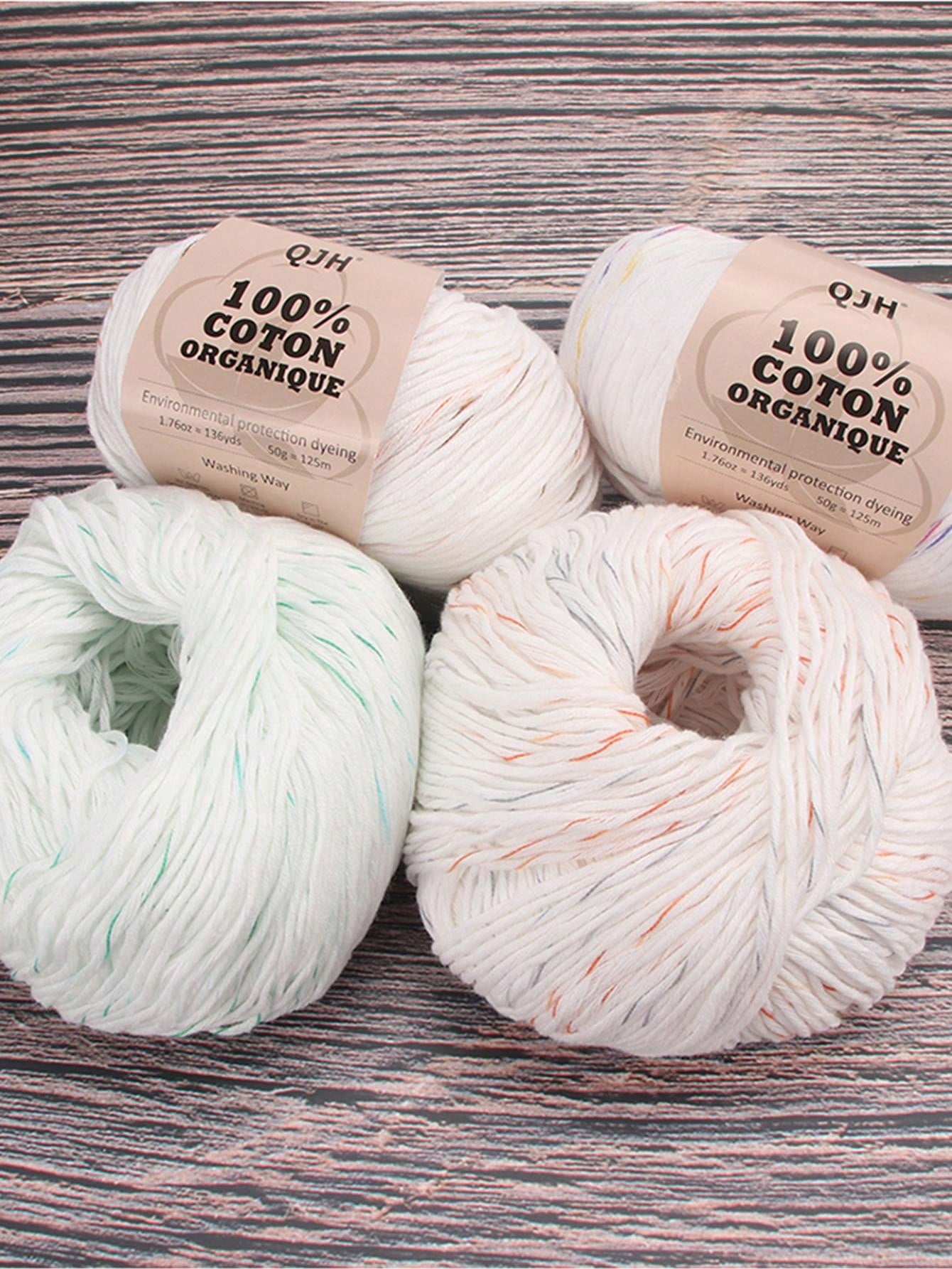 6balls/pack Soft And Comfortable Warm Beige Yarn Balls With Many Colors ...