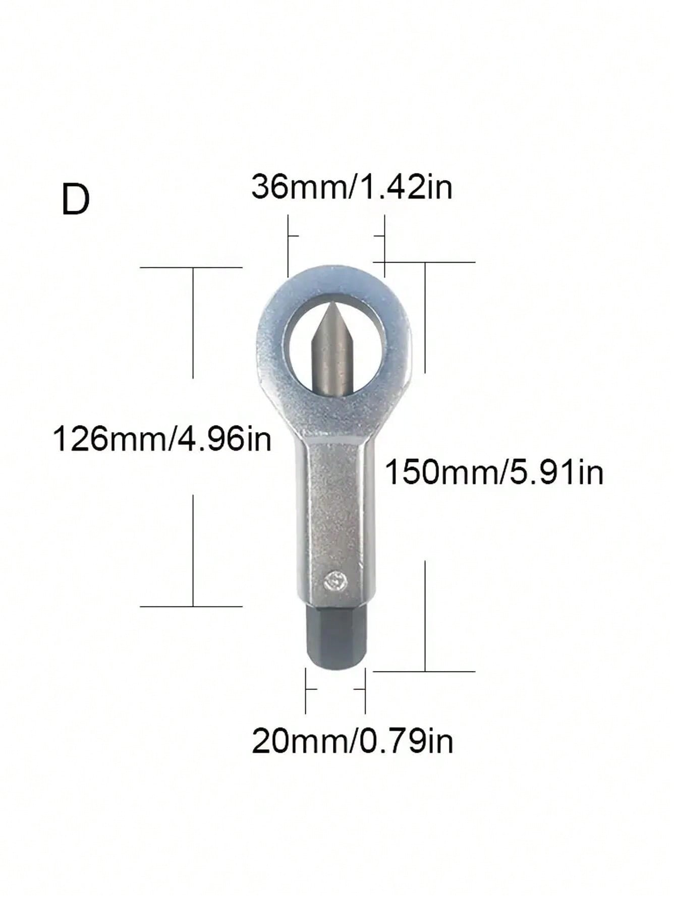 Rusty Nut Splitter Tool Kit - 4 Different Sizes And 4 In 1 Compact Set ...