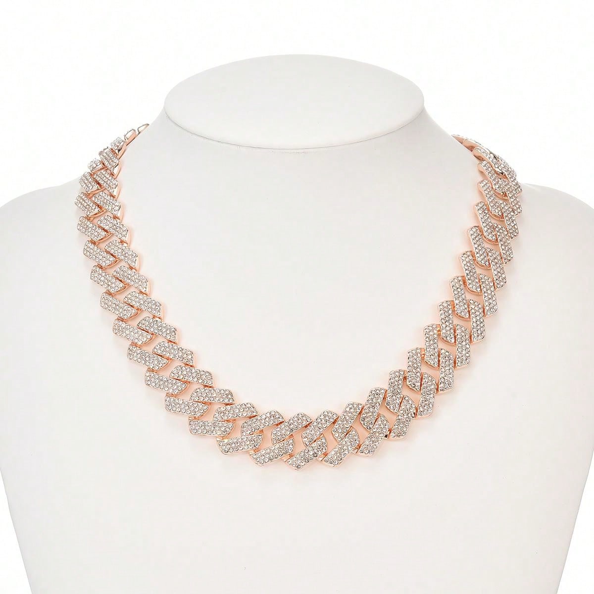 1pcs20mm Cross-border Hip-hop Diamond Necklace Men's Personality ...