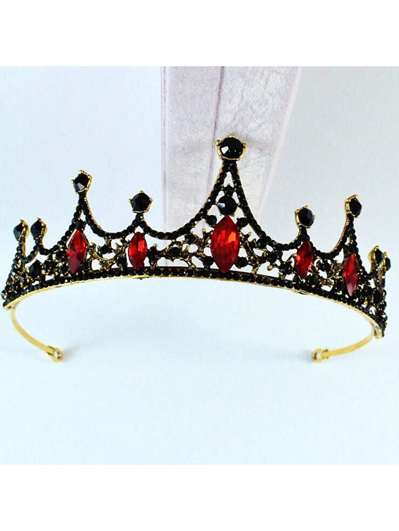 Corona Negra De Estilo Barroco Para La Reina, Accesorio Para El Cabello ...