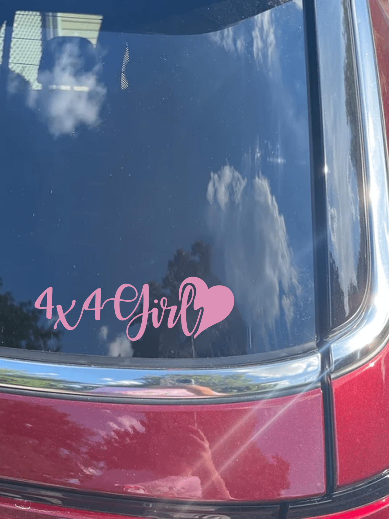 4x4 Girl Car Decal, Yeti Tumbler Bottle Sticker, Bumper Sticker, Window ...
