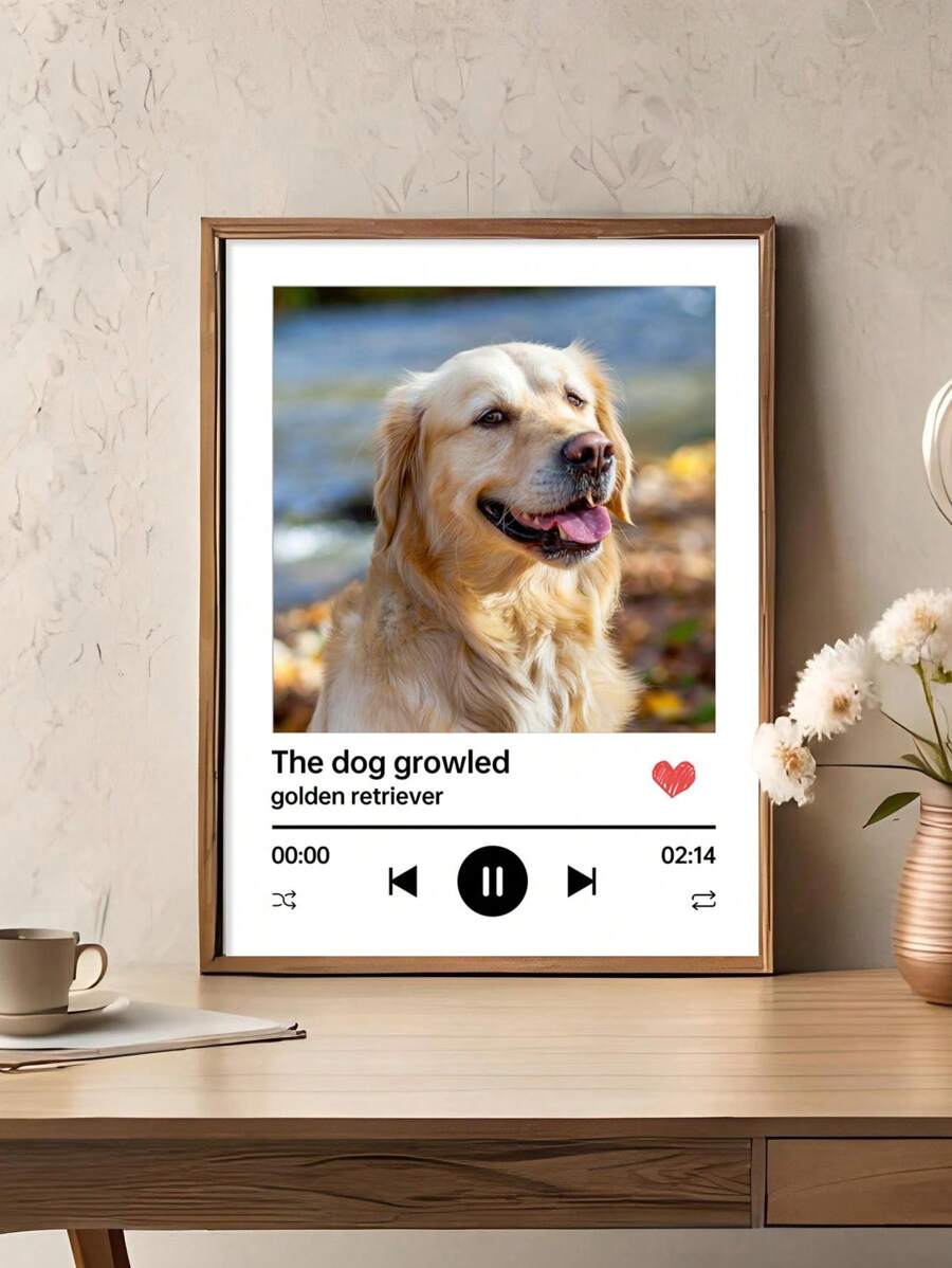 Custom Canvas Music Album Wall Art - Unframed Canvas, Personalized ...