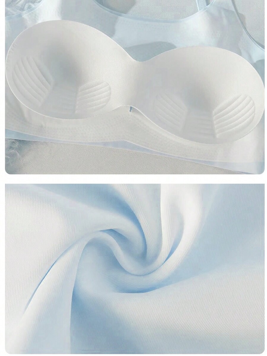 Girls' Chest Binder With Chest Pad, Summer Backless Strapless Camisole ...