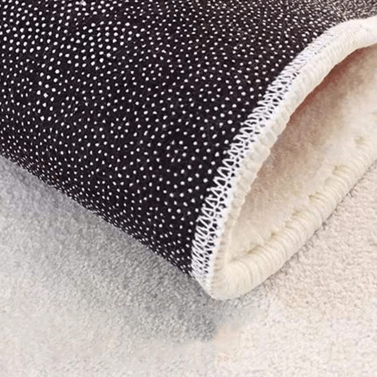 1pc Creamy Luxury Thick Faux Cashmere Carpet Antiskid Wear-resistant ...