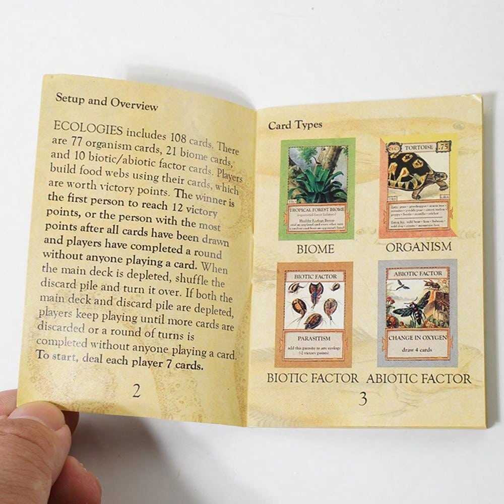Ecologies Card Game Inspired By Nature; Use Science To Build Food Webs ...