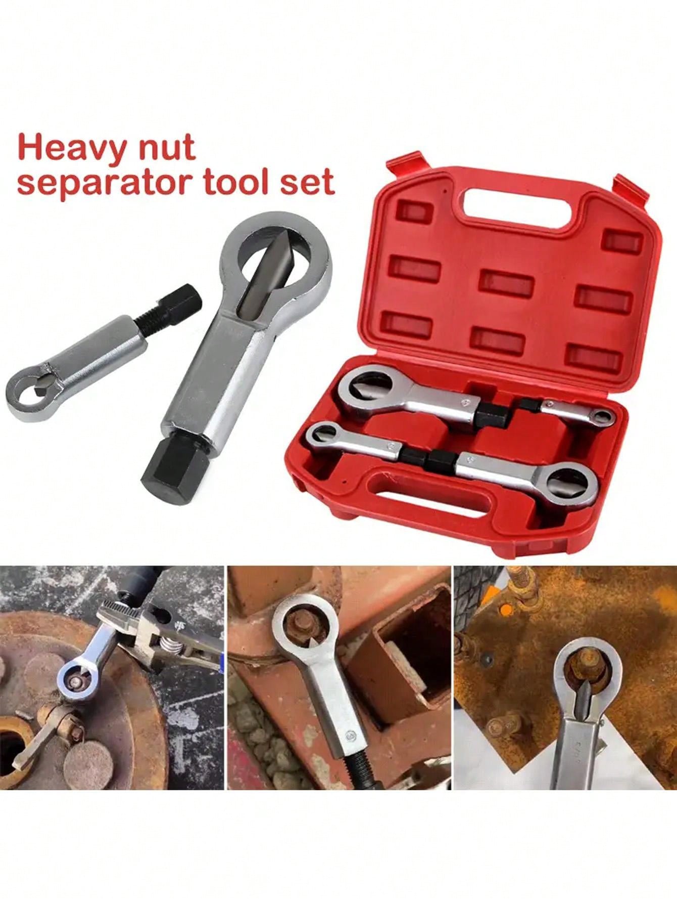 Rusty Nut Splitter Tool Kit - 4 Different Sizes And 4 In 1 Compact Set ...