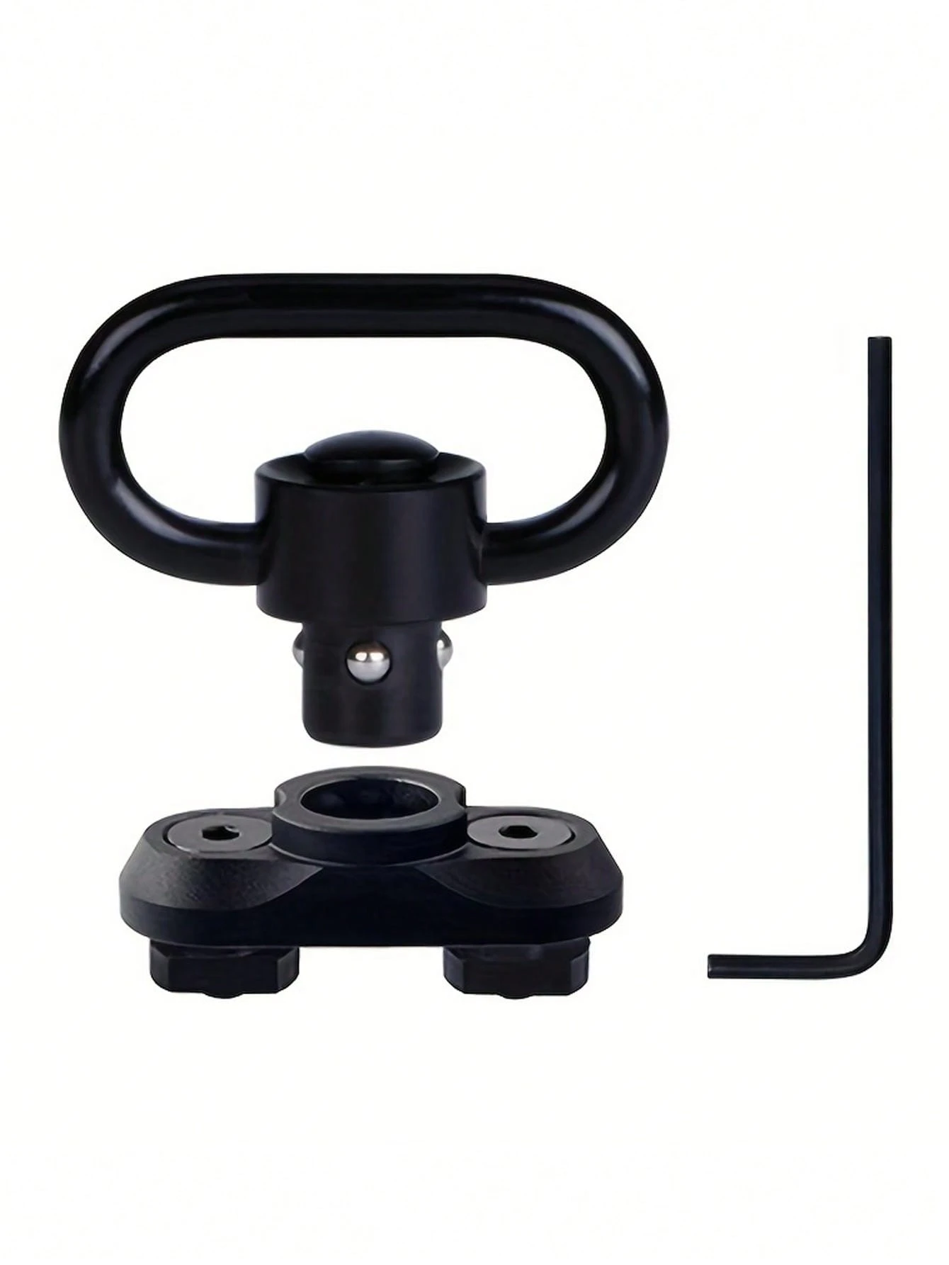 1pc 1.25mlok Sling Swivel Adapter Loop With Mlok Rail, Quick Release Qd ...