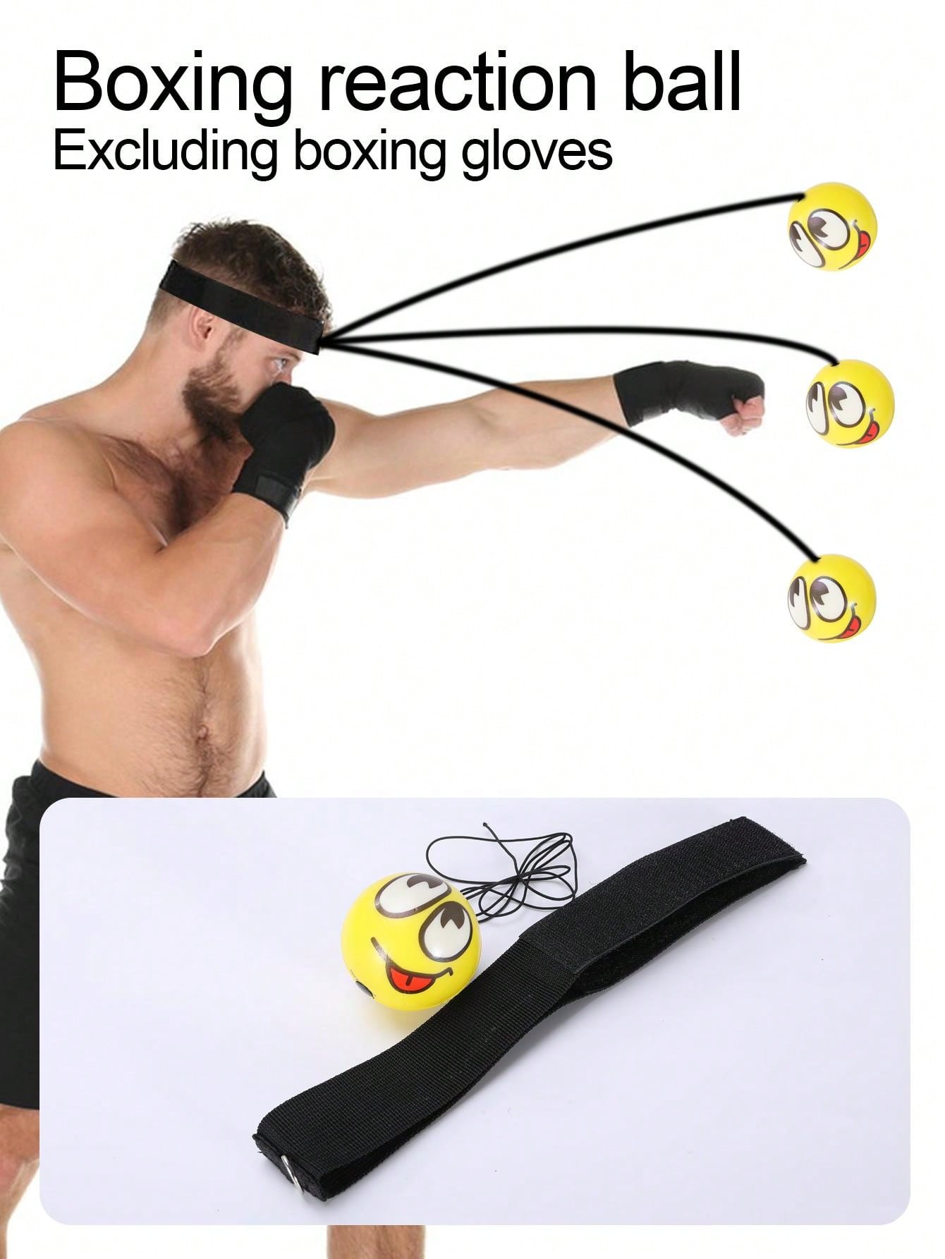 Boxing Head-mounted Reaction Ball, Boxing Reflex Bag | SHEIN USA