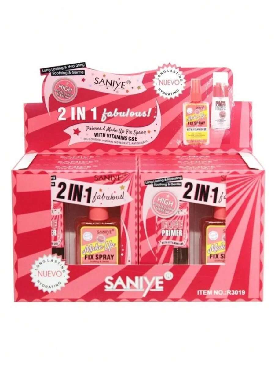 Primer And Fixative Set Enriched With Vitamin C And E | SHEIN USA