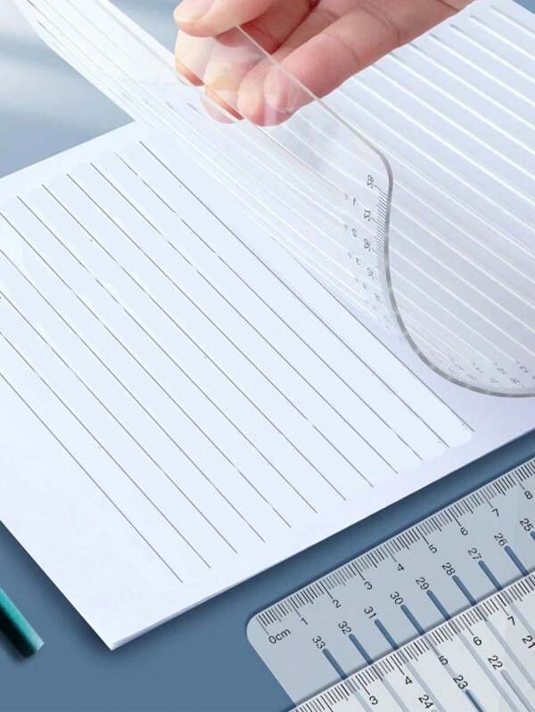 0.8/0.9/1cm Line Ruler, Straight Line Template Ruler, Transparent Line ...