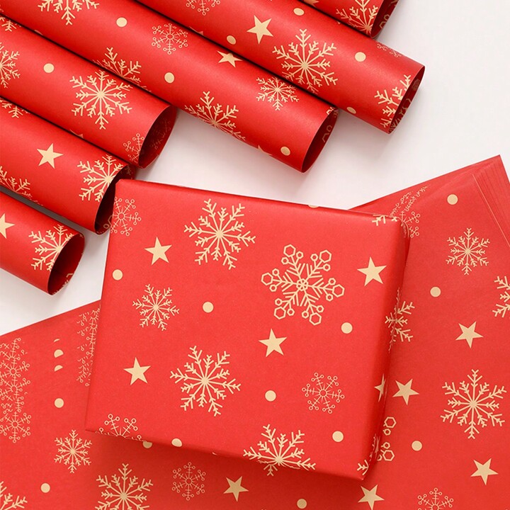Snowflake Wrapping Paper Printable