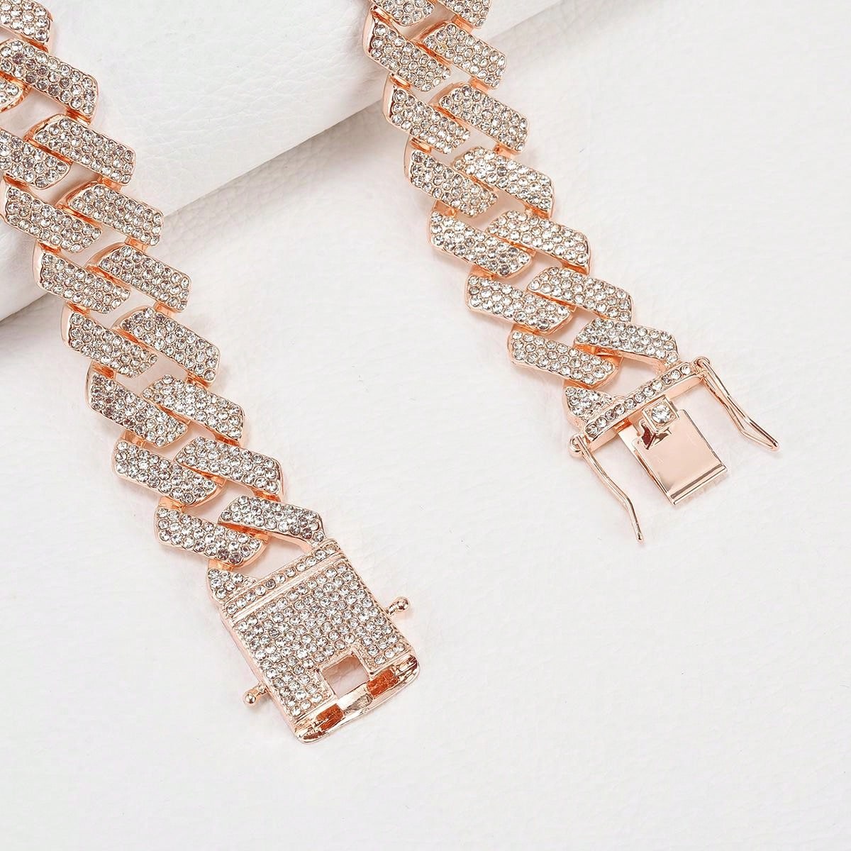 1pcs20mm Cross-border Hip-hop Diamond Necklace Men's Personality ...