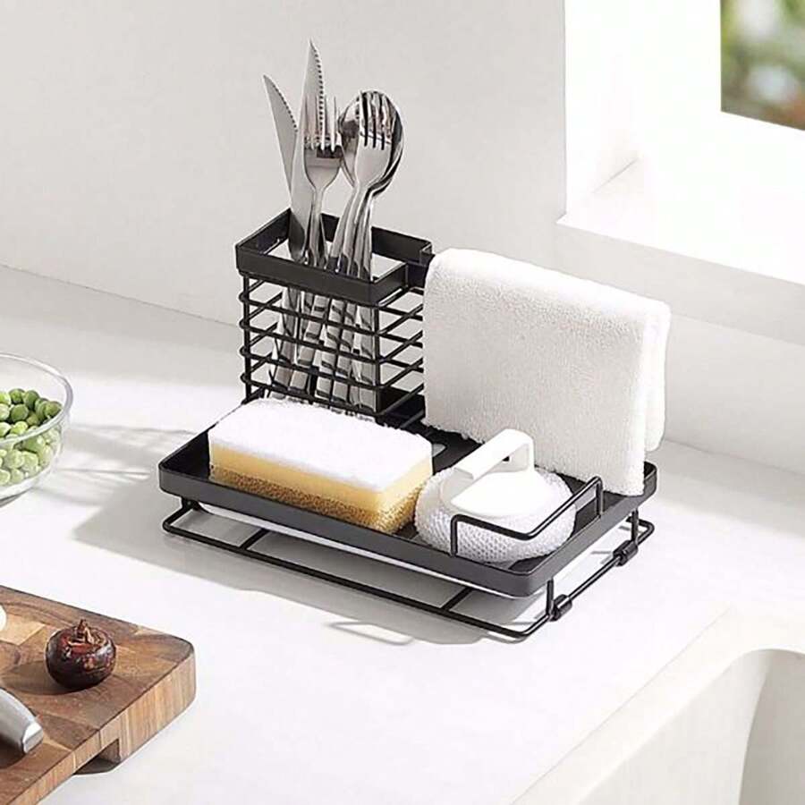 Kitchen Supplies Cloth Rack New Sponge Cloth Drain Rack with Chopstick ...