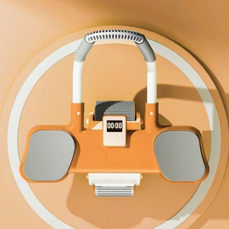 1 Orange Self-rebound Timing Double-wheel Abdominal Wheel | SHEIN USA