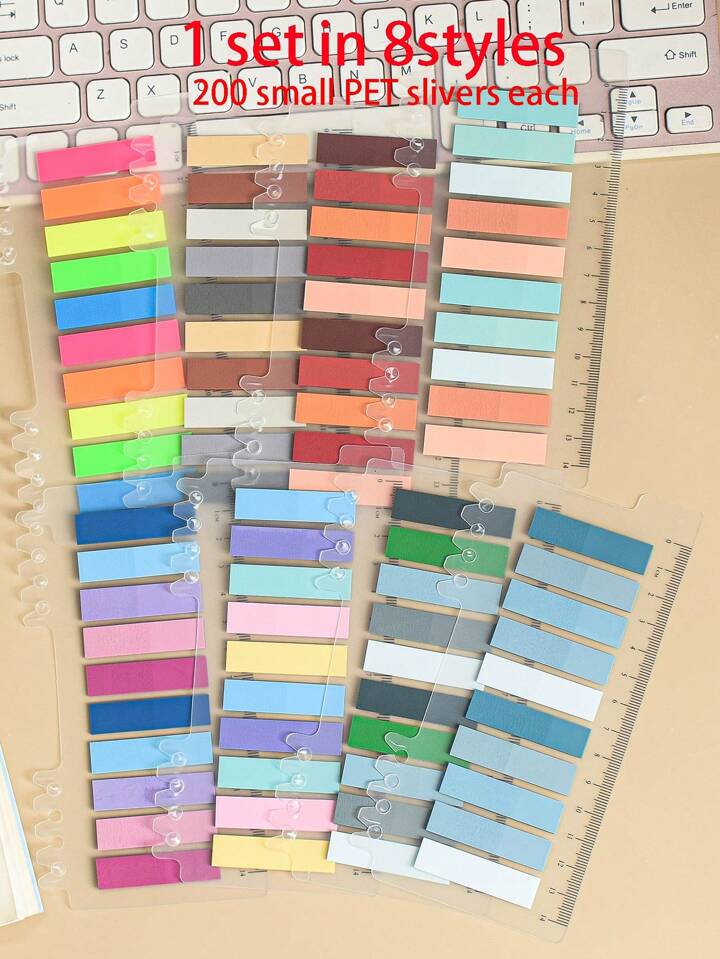 8 Types Of Sticky Notes (1600pcs In Total), European And American Style ...