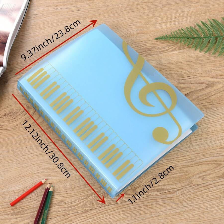 Music Score Folder For 40-80 Pages Of Sheet Music, Suitable For Piano ...