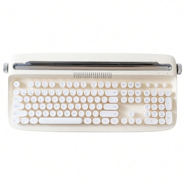 YUNZII ACTTO B503 Wireless Typewriter Keyboard, Retro BT Aesthetic ...