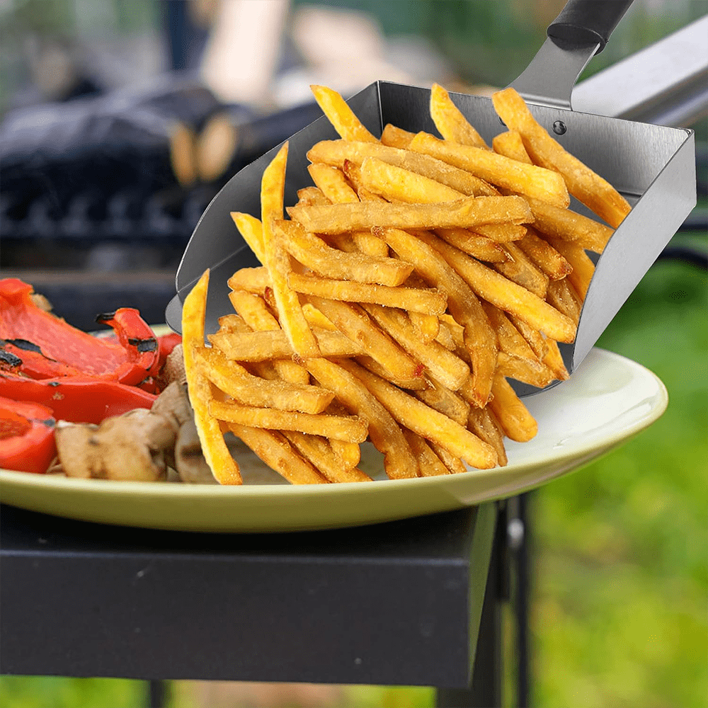 1pc Large Smash Burger Spatula, Stainless Steel Griddle Food Mover BBQ ...