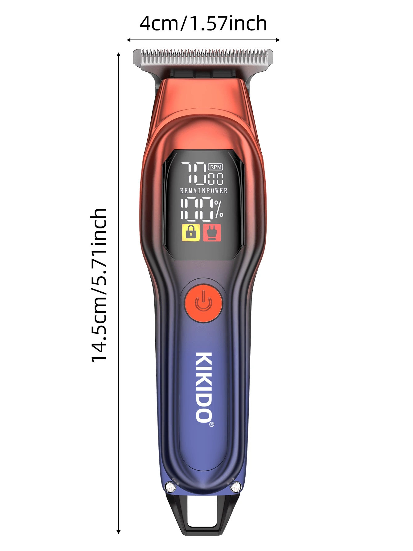 Máquina de Cortar Cabelo sem Fio KIKIDO Aparador de Cabelo Profissional Máquina de Cortar Cabelo ...