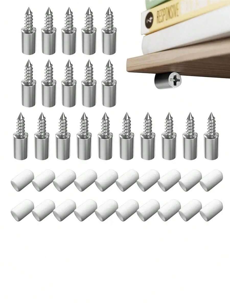 1 Piece Of 40 Pieces (20set) Wardrobe Partition Nails Shelf Bracket ...