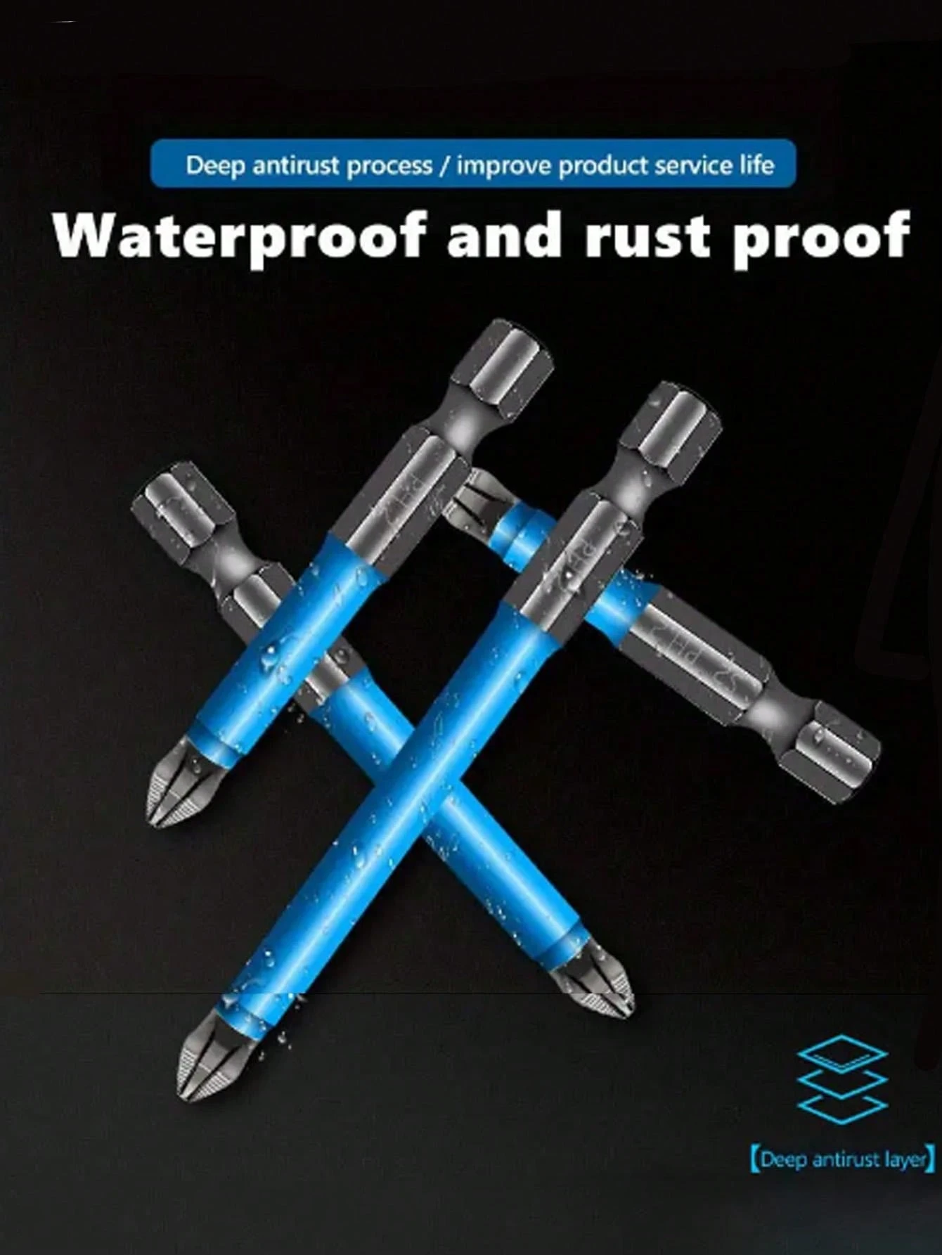 1 Piece/7 Pieces Magnetic Screwdriver Drill Bit Set, Anti-Slip Magnetic ...