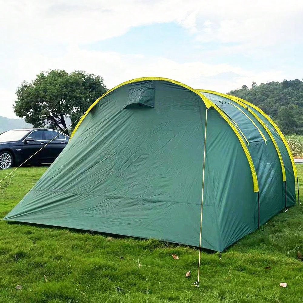 Cycling Outdoor Camping Tent, 4 Person Weatherproof Tent with Roomy ...