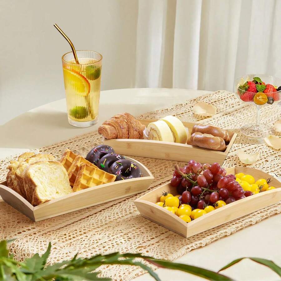 3-Tiered Food Serving Trays & Platters Stand for Cupcake and Dessert ...