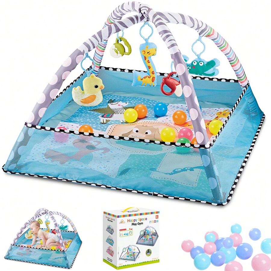 LAMGUU Deluxe Baby Gyms, Extra Large Baby Activity Center with 5 ...
