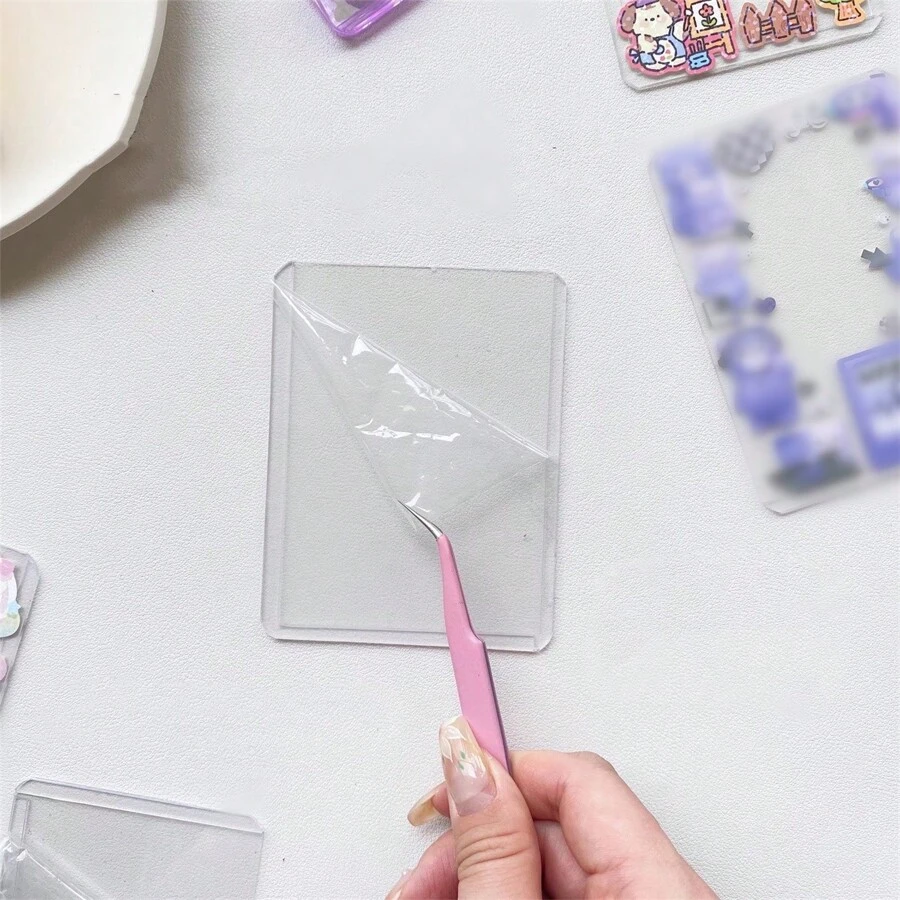 10 High-definition Filmed Pvc Card Holders 3*4 Inches Photo Card ...