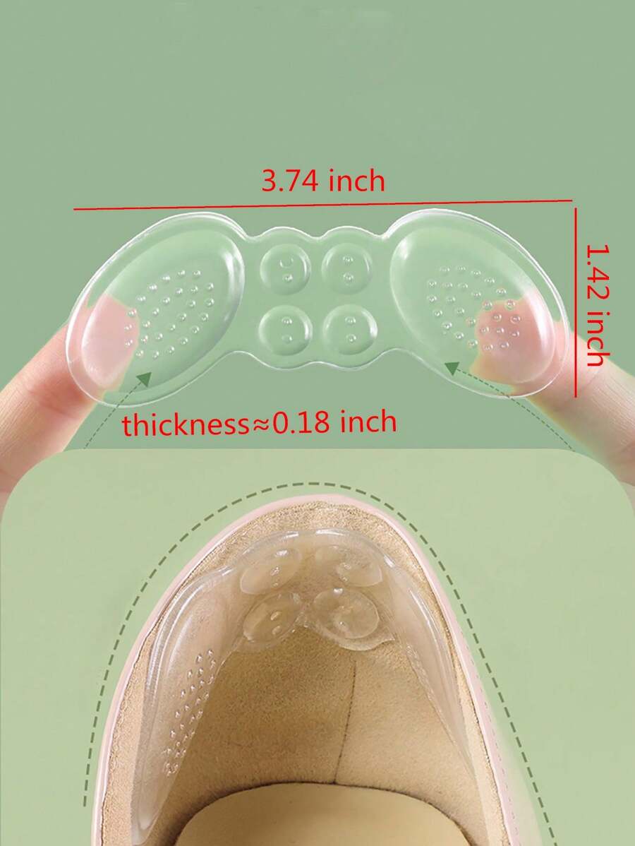 2pcs Silicone Shoe Heel Grips For Women, Anti-Slip & Friction-Reducing ...