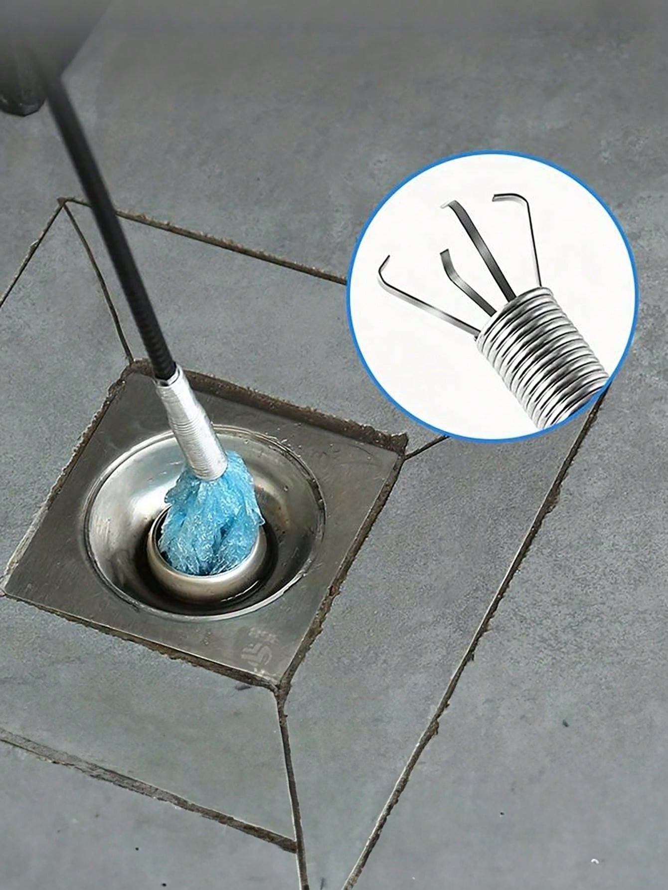 1pc Drain Snake Spring Tube Unblock Tool Bathroom Sewer Dredge Anti ...