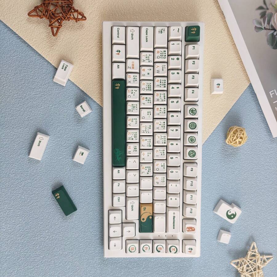 Sda High Profile Pbt Keycaps With Sound-Shaping, Bopomofo, Wubi, Xiaohe ...