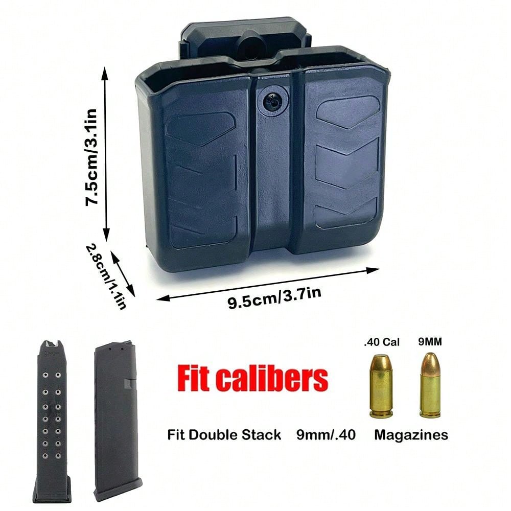 Universal Double Magazine Pouch, Double Magazine Holder Compatible with ...