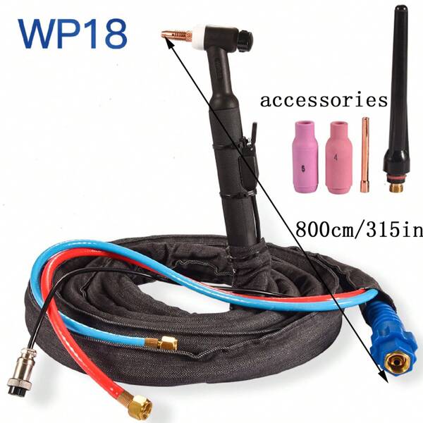 1pc 8m Long Wp-18 Water-cooled Argon Arc Welding Gun With Ws-315/400 ...