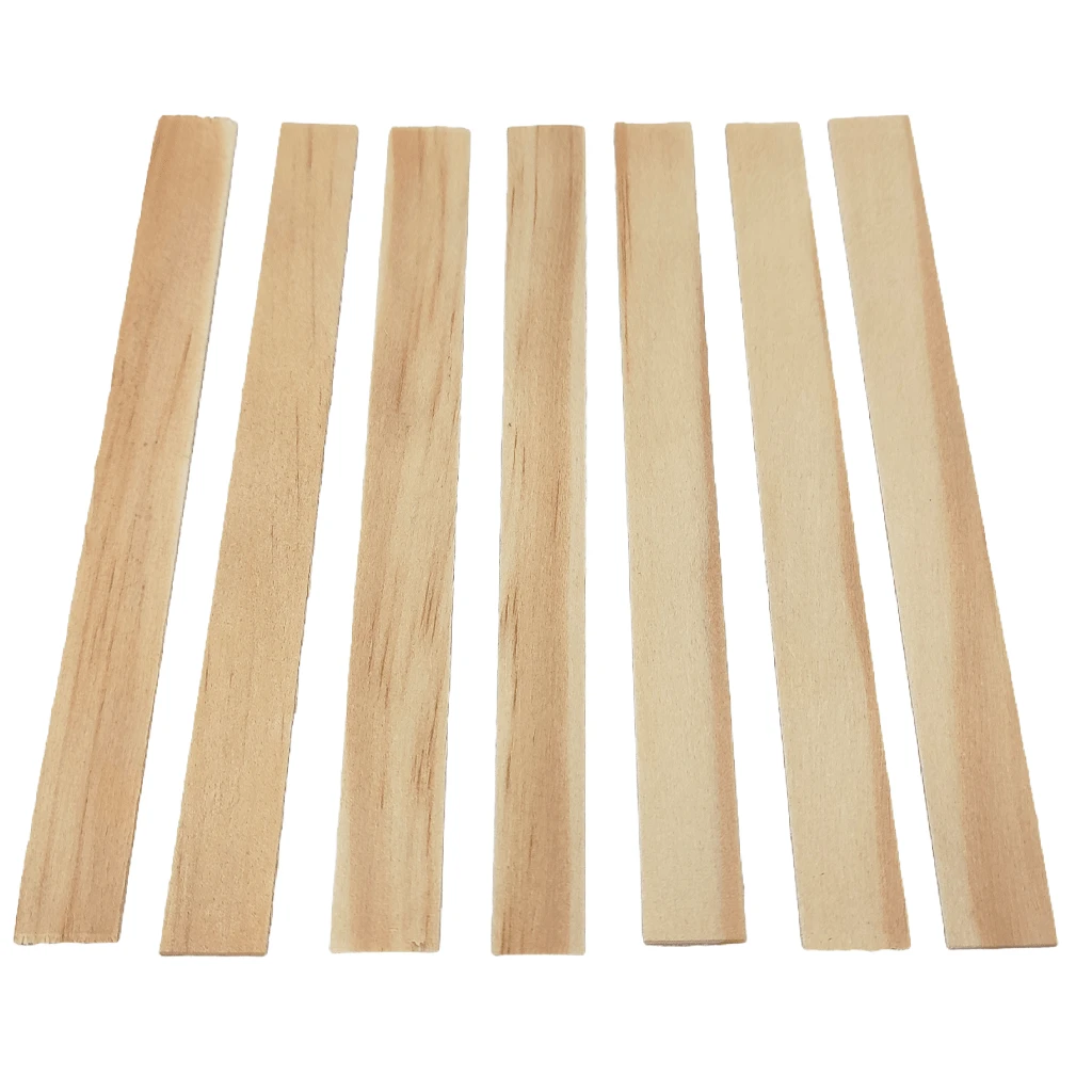 100/200pcs Wooden Candle Wicks, Candle Making Wicks 5.1 X 0.5 Inch ...