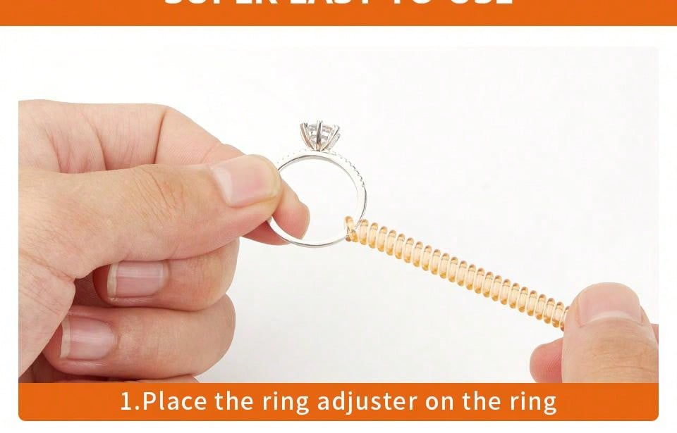 Ring Size Adjuster, Invisible Ring Sizer, Tightener, Reducer, Guard ...