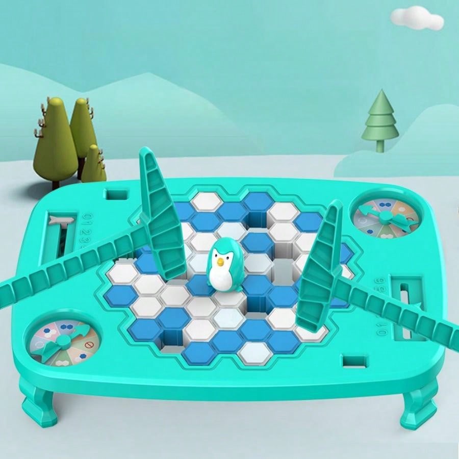 1 Set Of Penguin Knocking On The Ice Parent-child Interactive ...