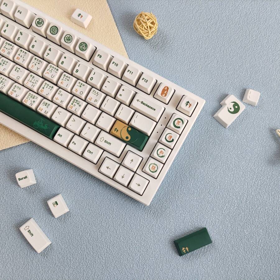 Sda High Profile Pbt Keycaps With Sound-Shaping, Bopomofo, Wubi, Xiaohe ...