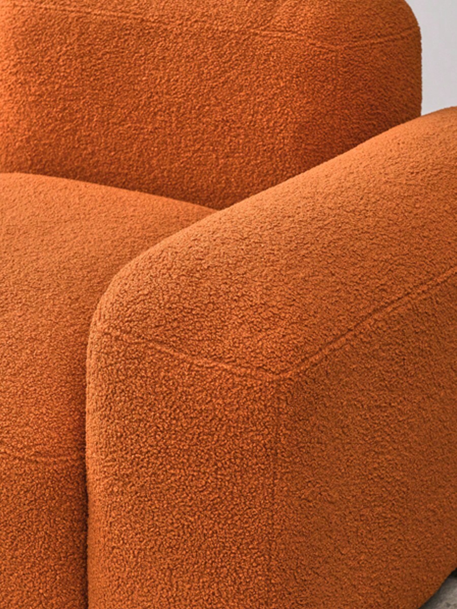 Yoglad Modular Sectional Sherpa Sofa Diy Combination Boucle Fabric