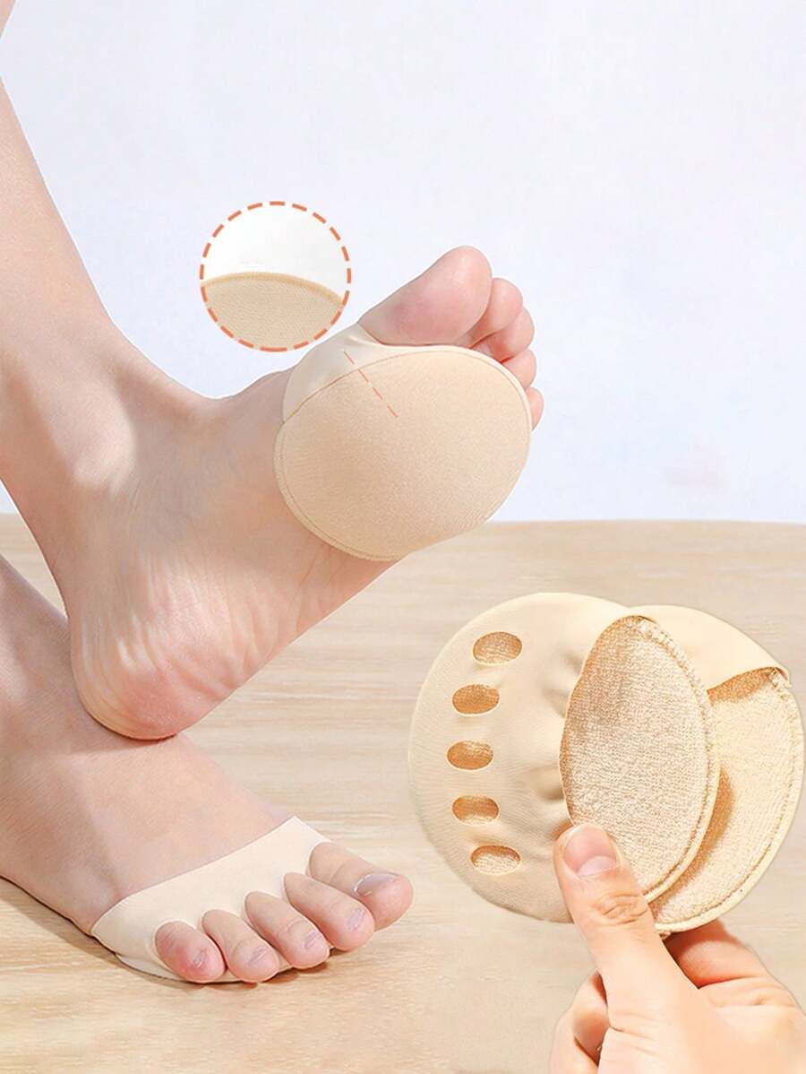 High Heel Shoes Ice Silk Forefoot Cushion Pad Half Size Pad Women's ...