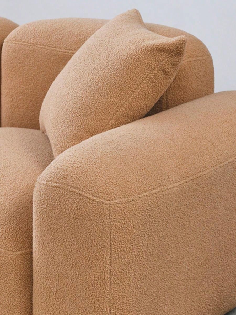 Yoglad Modular Sectional Sherpa Sofa, DIY Combination Boucle Fabric ...