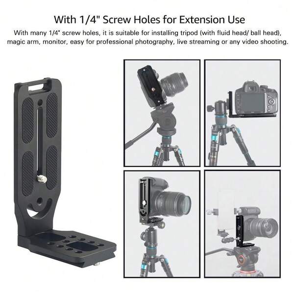Camera L-shaped vertical shooting board, SLR camera, live streaming ...