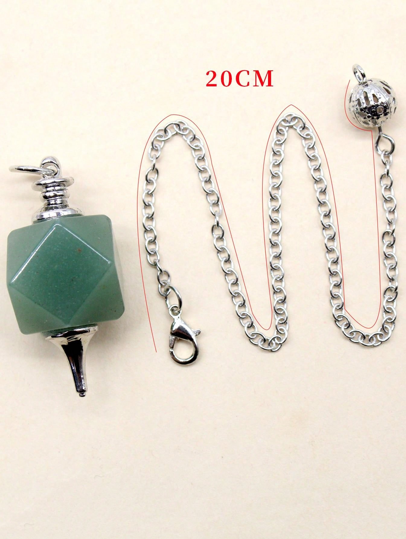 1pc Healing Crystal Pendulum for Divination Dowsing Amethyst Pendulums ...