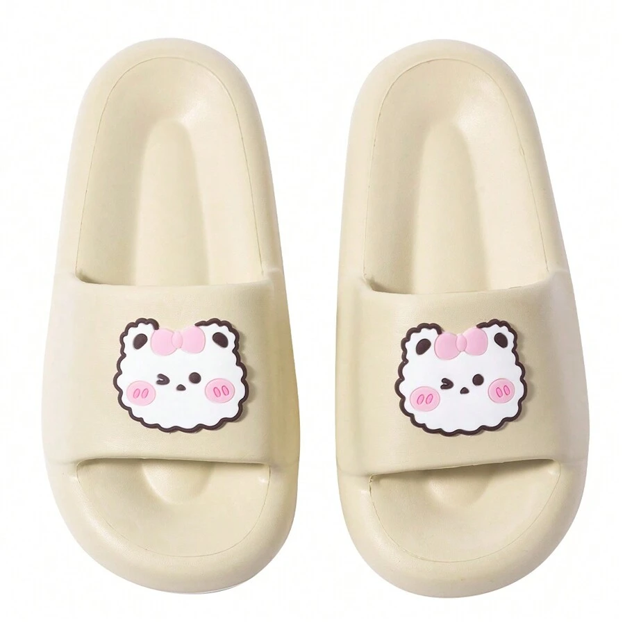 Miniso Soft Cute Series Women's Home Slippers ,Breathable Thick Sole ...