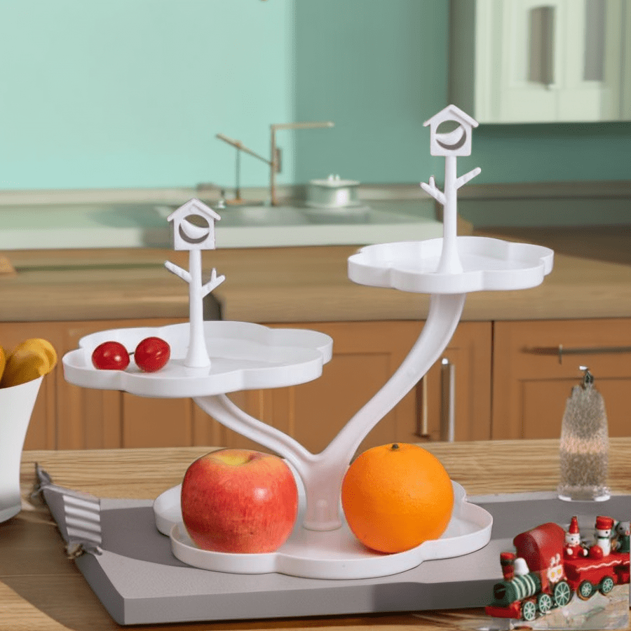 Multilayer Fruit Plate, Fruit Snack Candy Cake Dessert Serving Tray ...