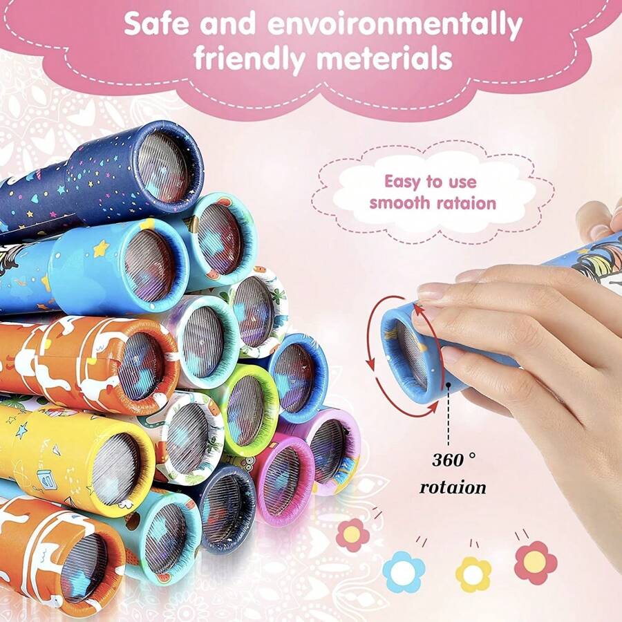 24/18/12/1pc Rotatable Magic Kaleidoscopes Old Fashioned Vintage ...