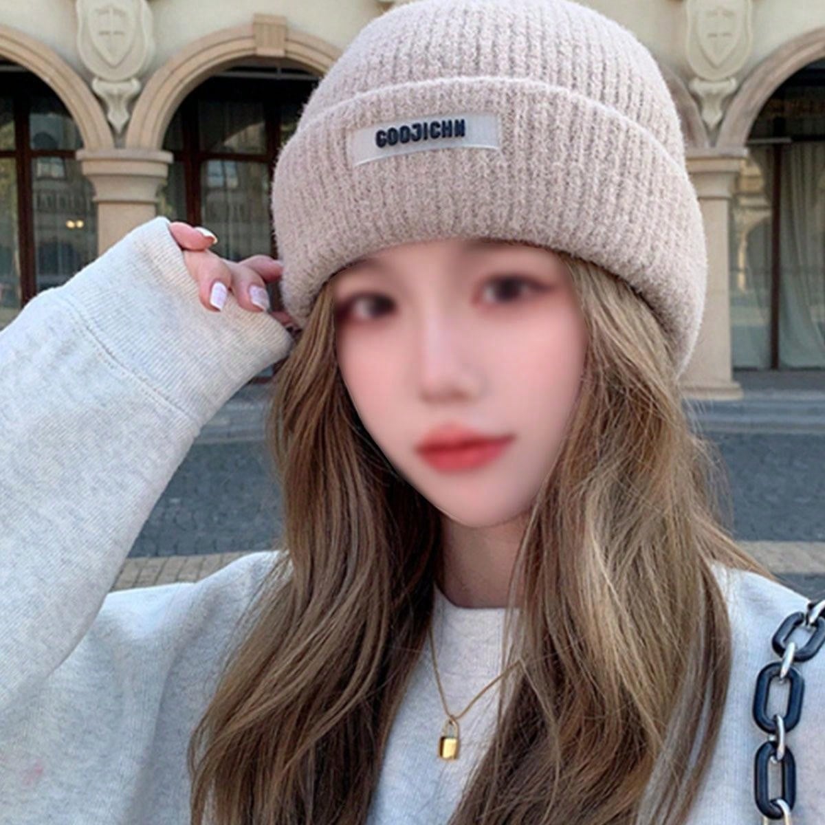 1pc High-end Fashionable Sporty Ins Knitted Hat, Winter Warm Beanie ...